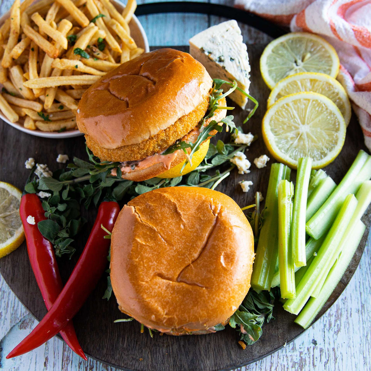 Spicy Buffalo Chicken Breast Burgers – Sealand Quality Foods