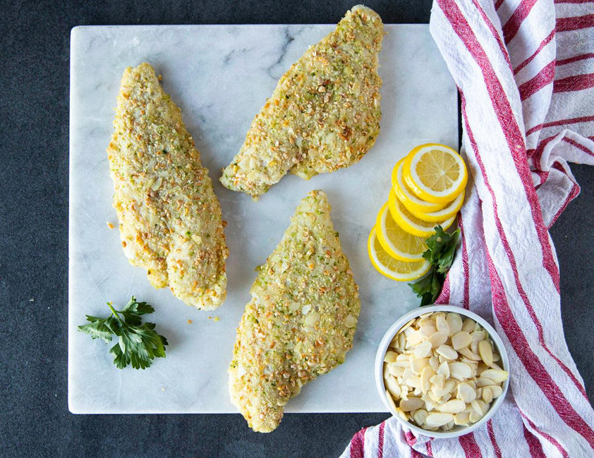 Almond Crusted Sole Fillets | Sealand Quality Foods